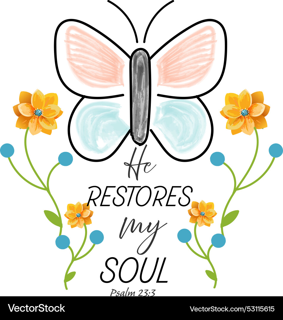 Biblical phrase bible verse design for print Vector Image