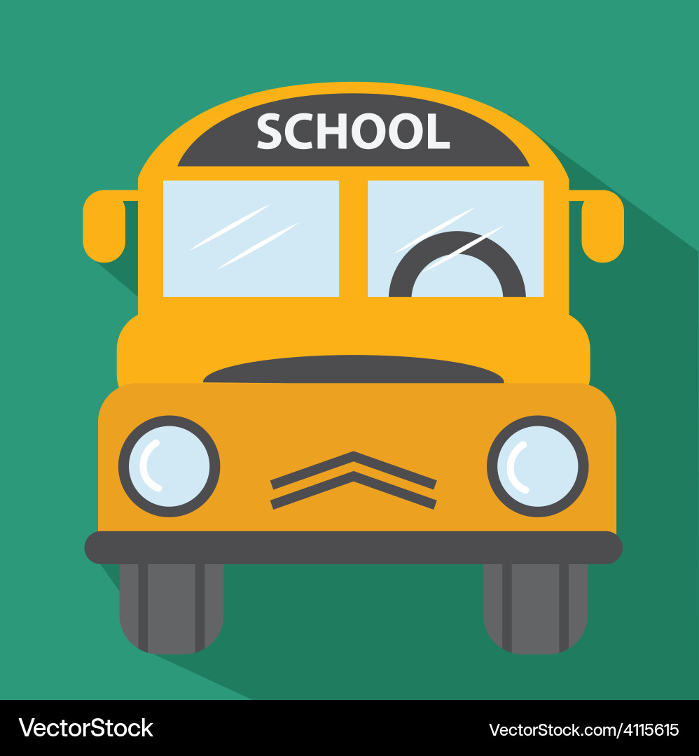 School bus Royalty Free Vector Image - VectorStock