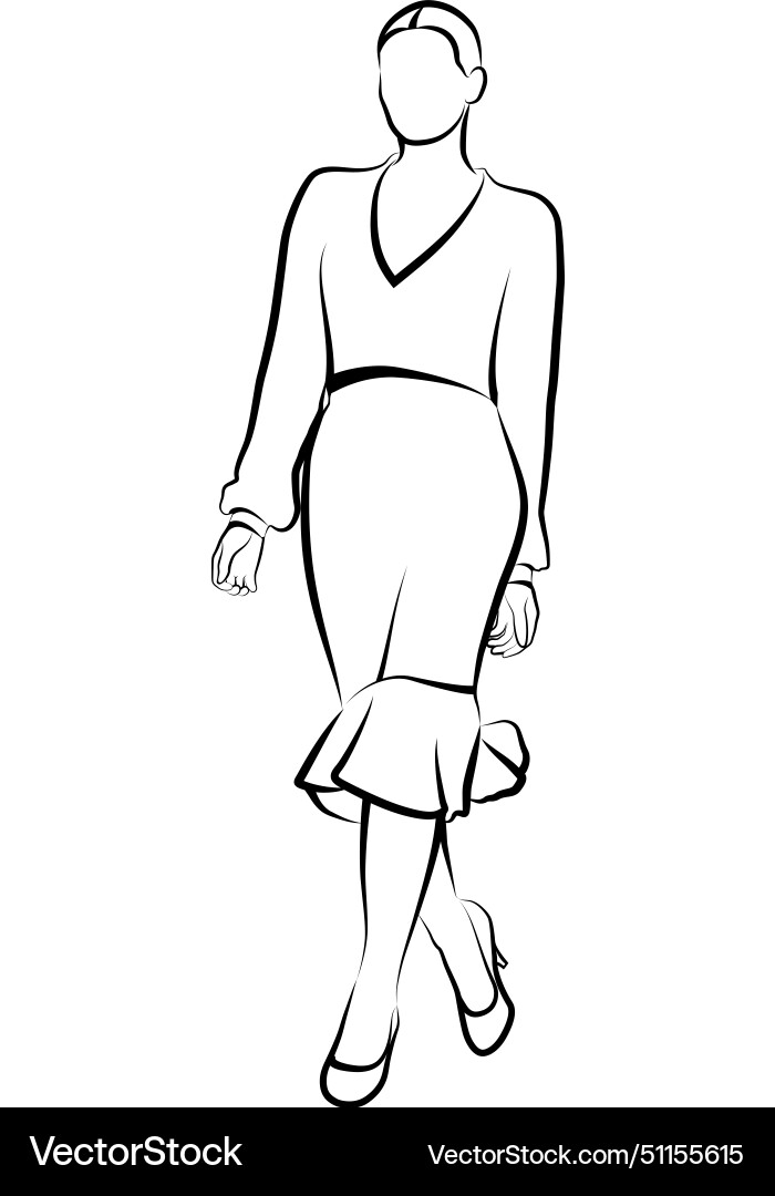 Woman Royalty Free Vector Image - VectorStock