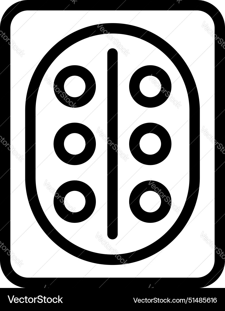 Black and white sewing button icon Royalty Free Vector Image