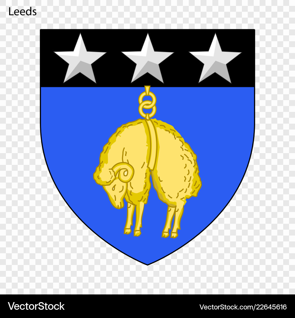 Leeds City Arms Royalty Free Vector Image - VectorStock