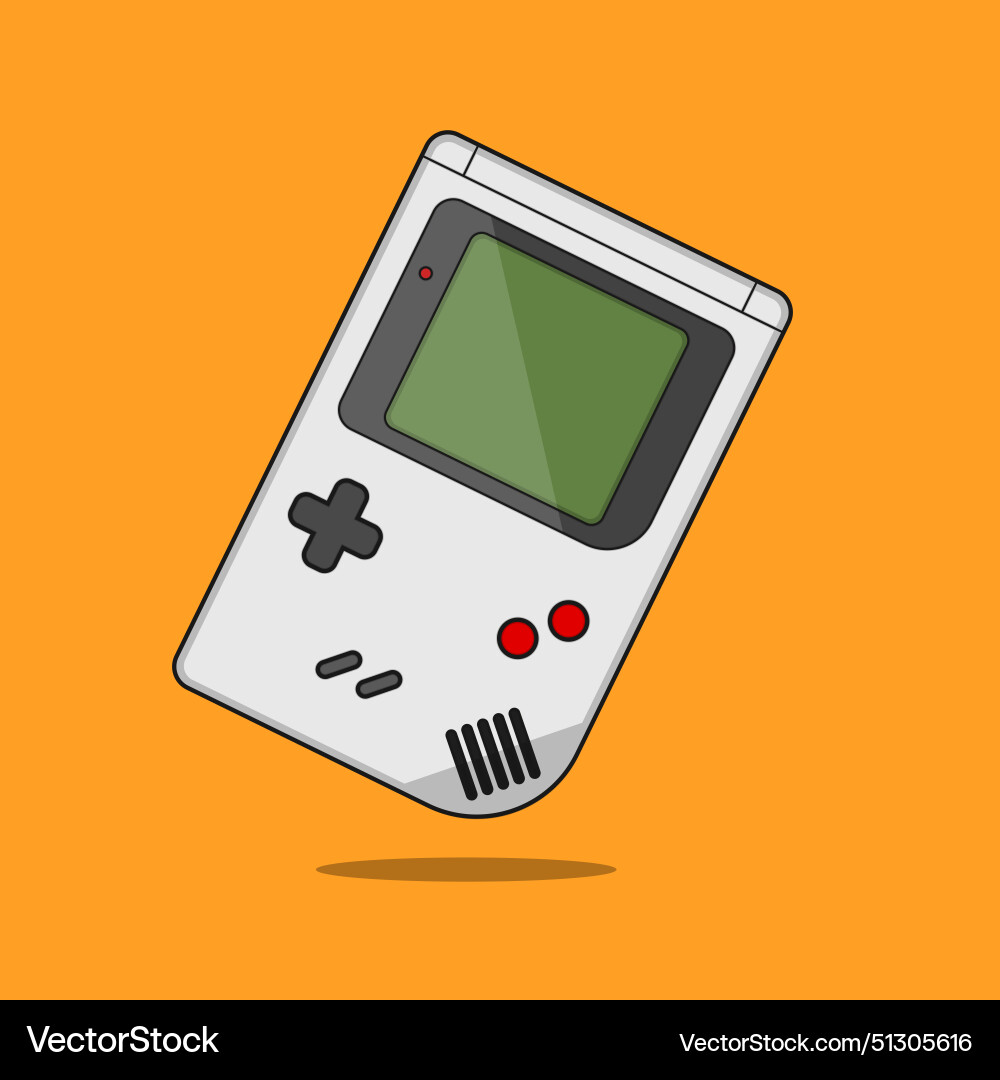 Nintendo gameboy console icon Royalty Free Vector Image