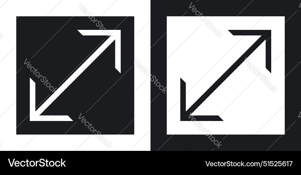 Expand icon Royalty Free Vector Image - VectorStock
