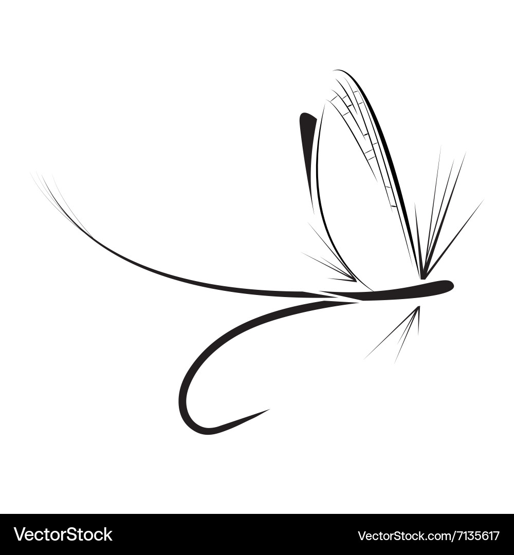 Fly Fishing Vector Art