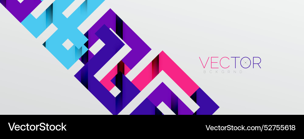 Color bend lines with shadow texture effect Vector Image