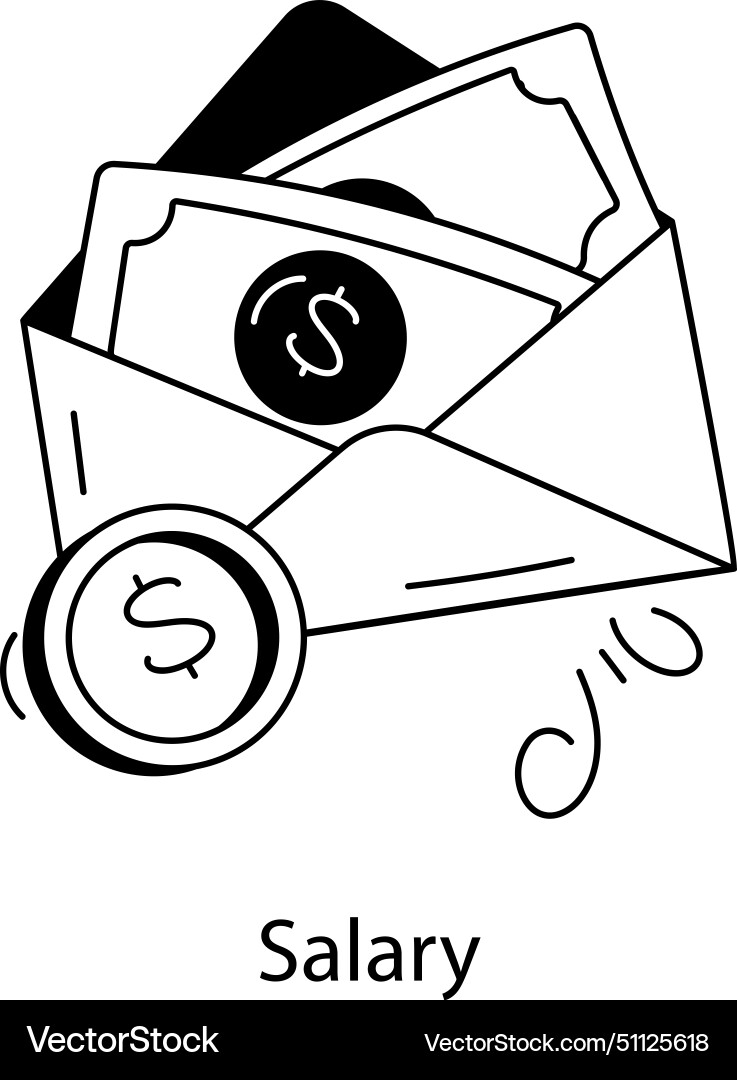 Salary Royalty Free Vector Image - VectorStock