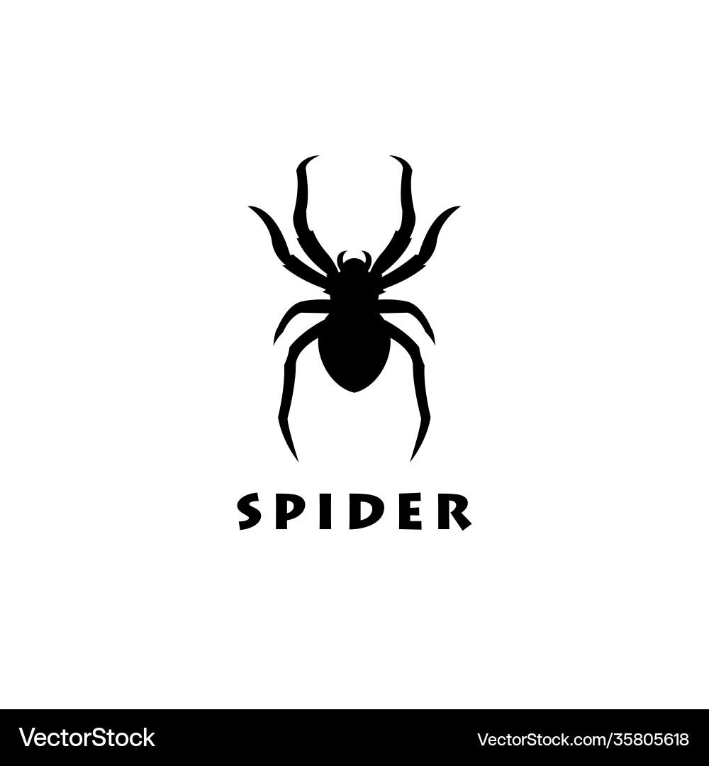 Spider man insect arthropod symbol logo design Vector Image