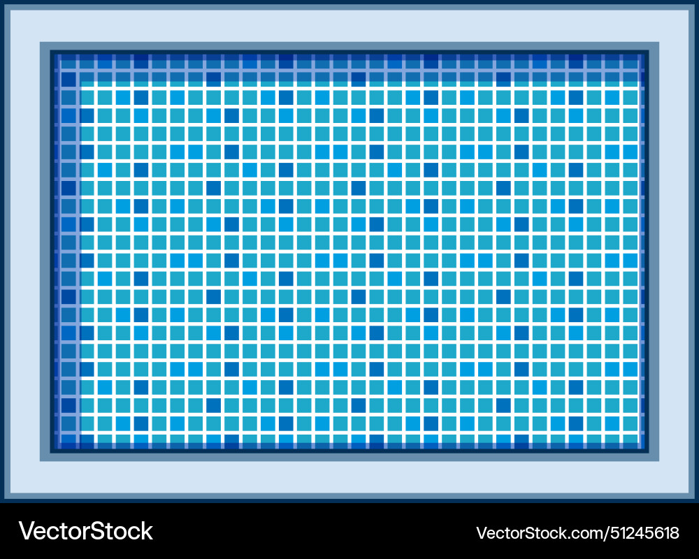 Texture top view pool cartoon Royalty Free Vector Image
