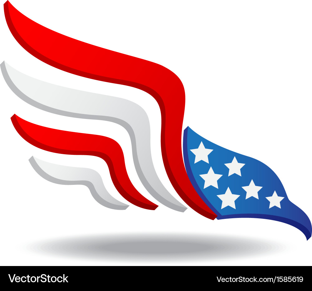 American Eagle Symbol Royalty Free Vector Image