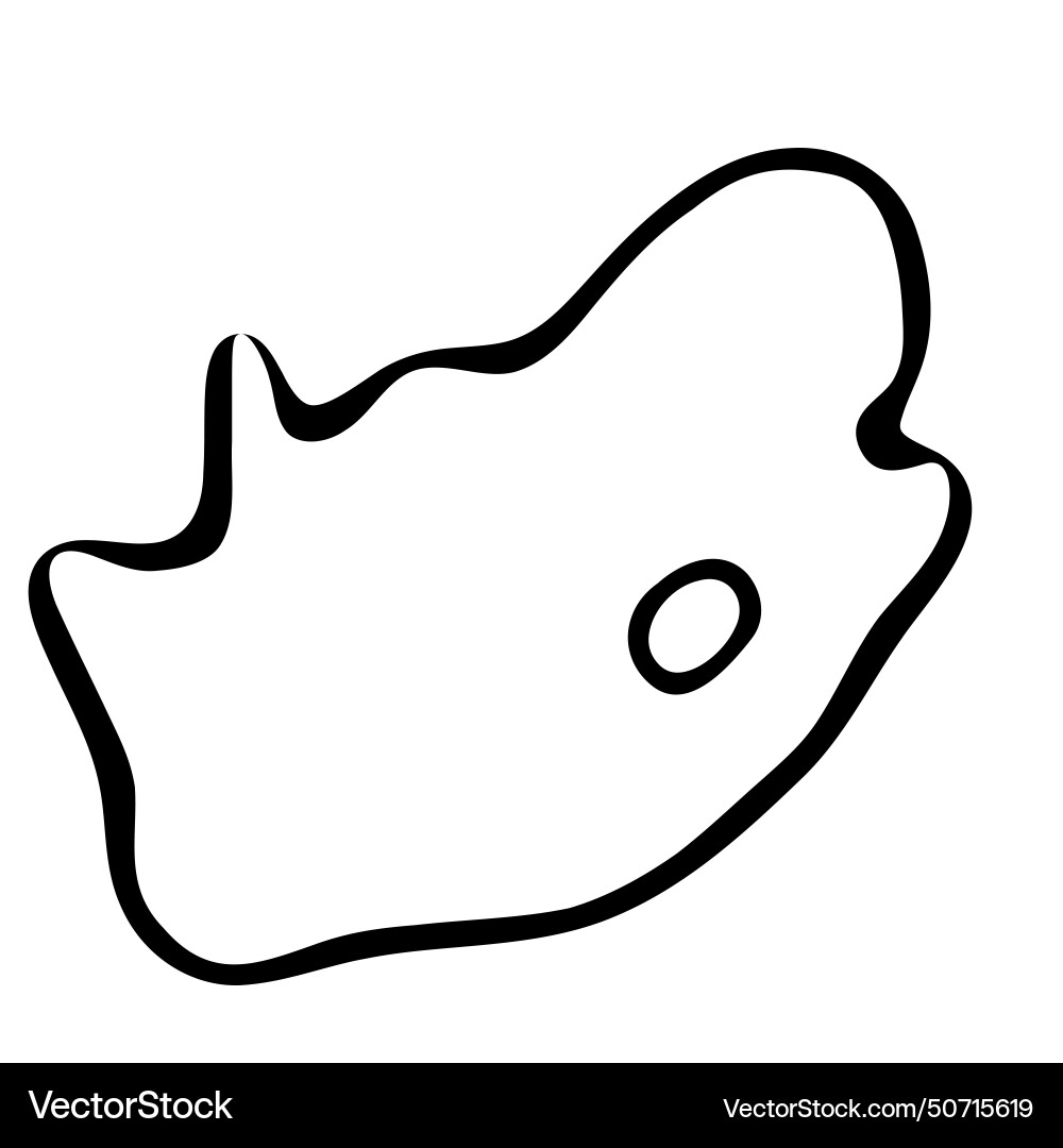 South africa simplified map Royalty Free Vector Image