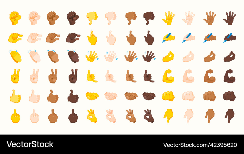 All Hand Emojis
