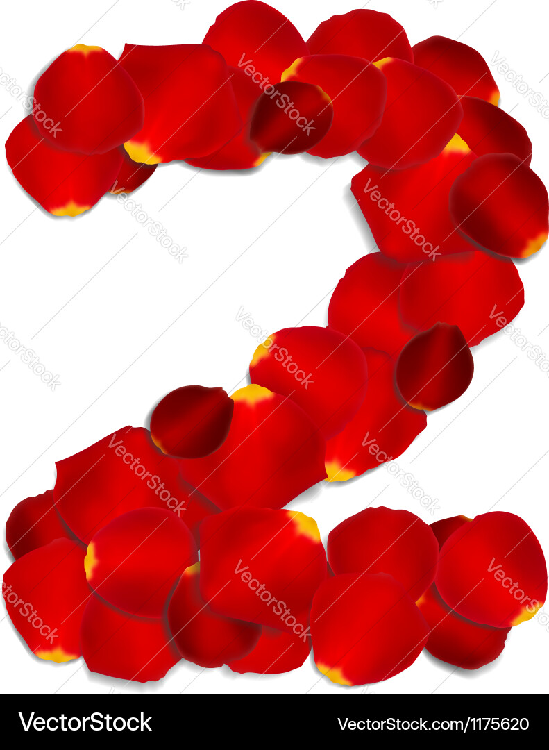 Number 2 Royalty Free Vector Image - VectorStock