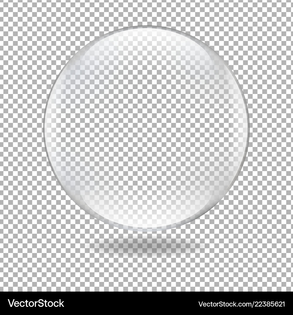 Glass ball Royalty Free Vector Image - VectorStock