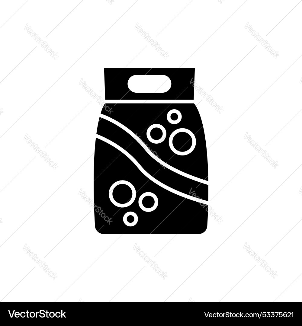 Laundry detergent pack icon set washing powder Vector Image