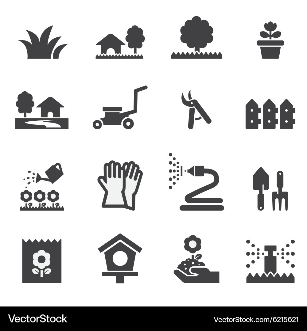 Lawn icon Royalty Free Vector Image - VectorStock