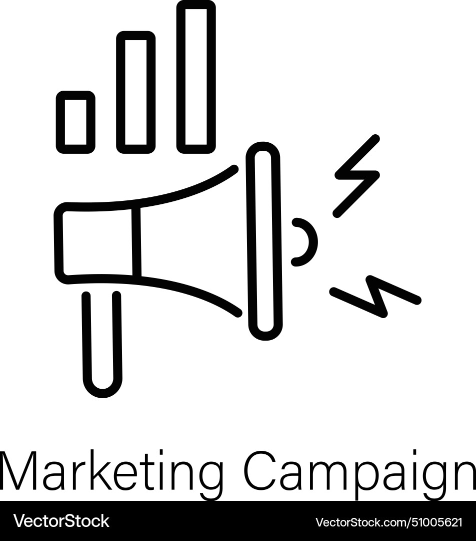 Marketing campaign Royalty Free Vector Image - VectorStock