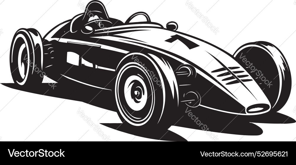 Power precision f1 logo thunder thrust formula Vector Image