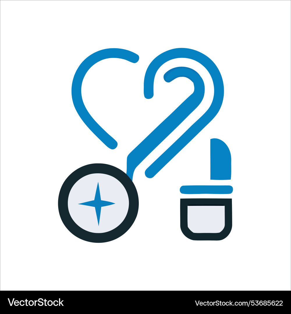 Clean medical logo Royalty Free Vector Image - VectorStock