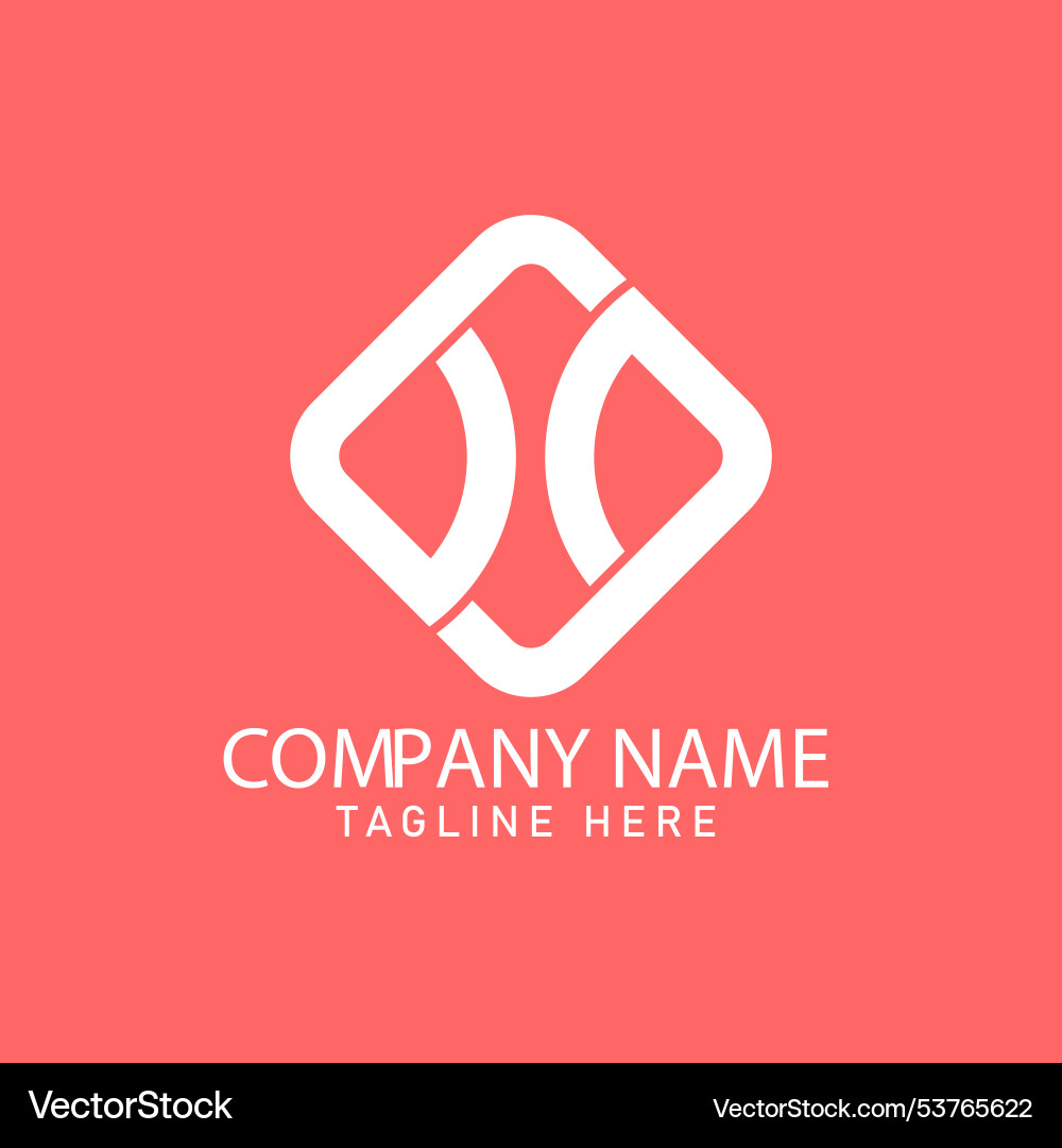Company logo design brand Royalty Free Vector Image