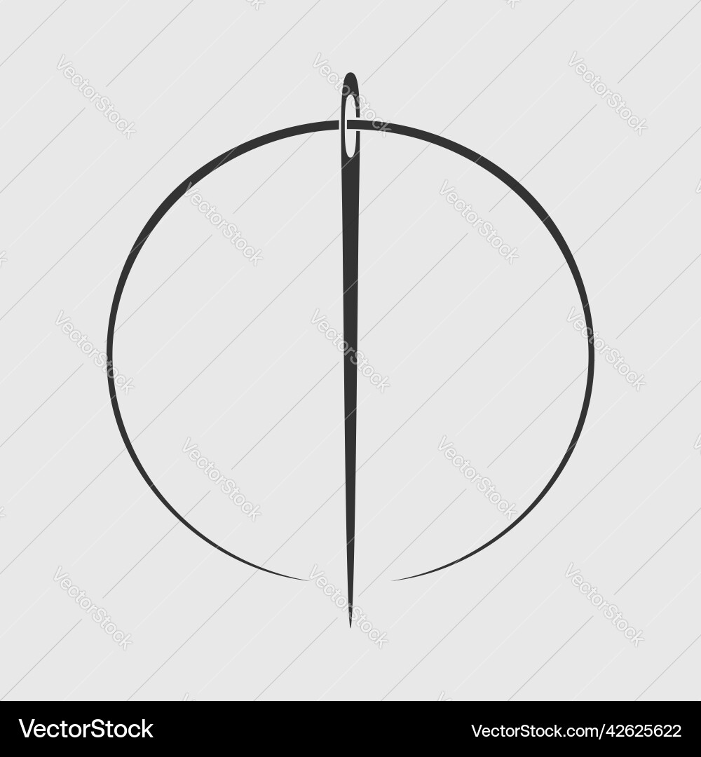 Sewing Needle Icon Royalty Free Vector Image - VectorStock