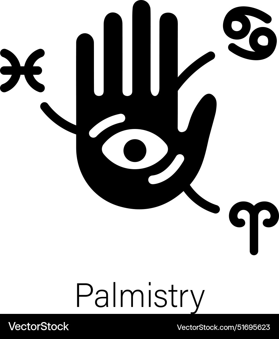Palmistry Royalty Free Vector Image - VectorStock