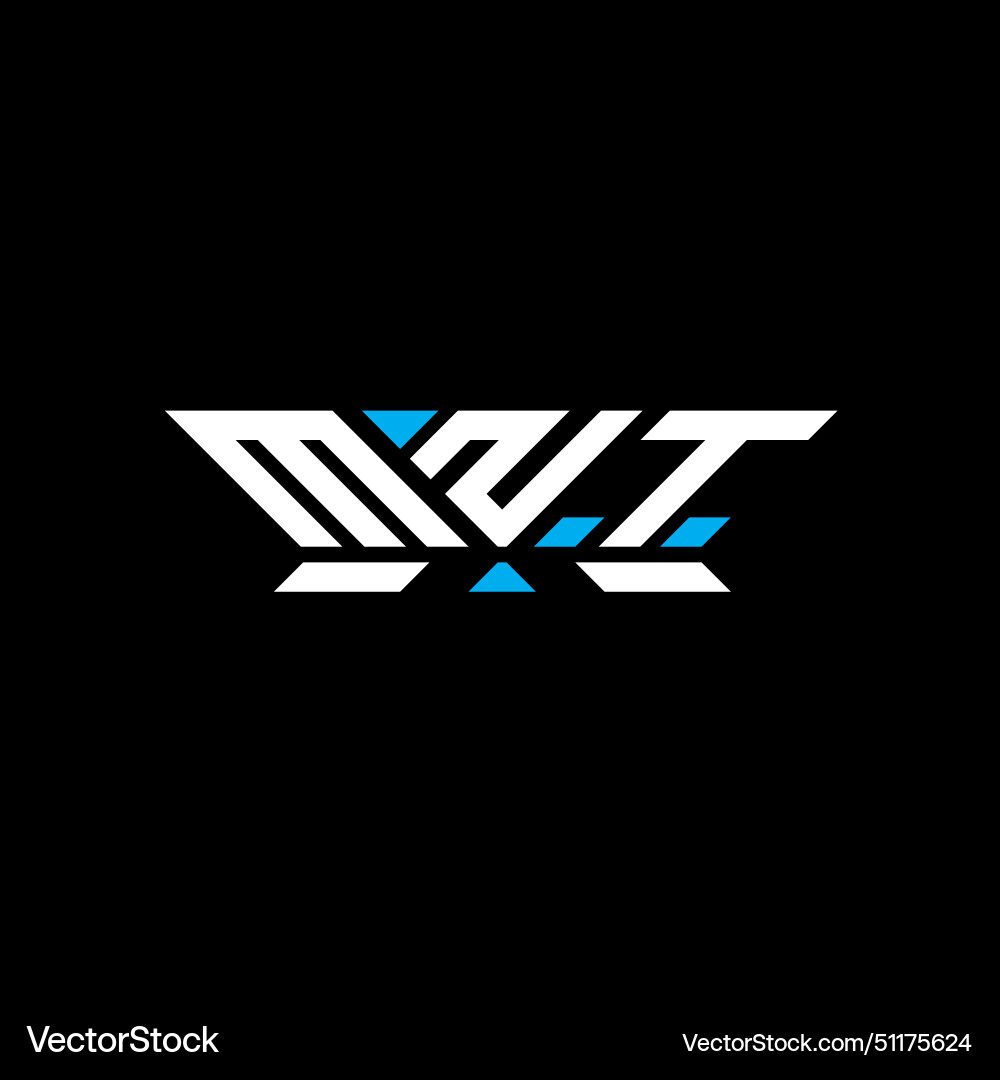 Mnt letter logo design mnt simple and modern logo Vector Image