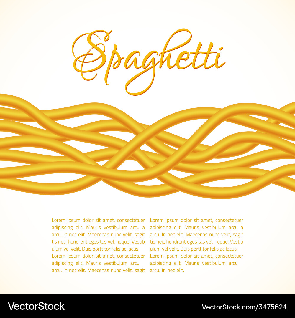 Realistic Twisted Pasta Vector Images (81)