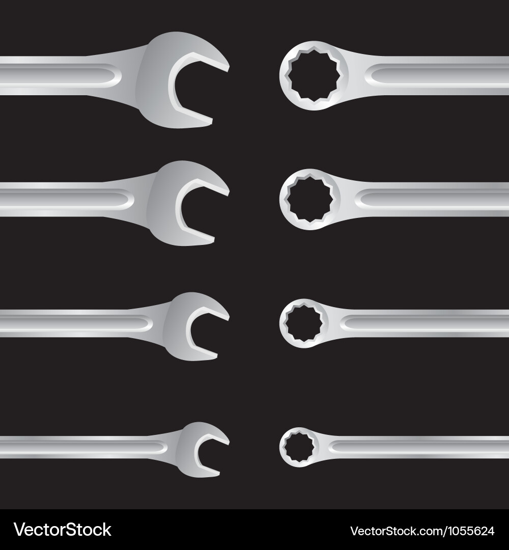 Spanner tools Royalty Free Vector Image - VectorStock