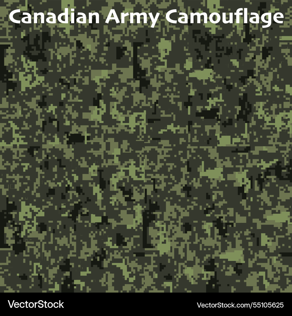 Canadian forces professional army pixel Royalty Free Vector