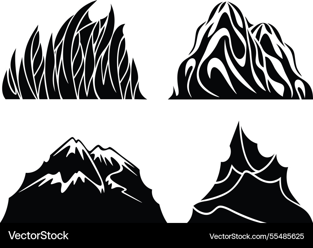 Mountain Royalty Free Vector Image - VectorStock