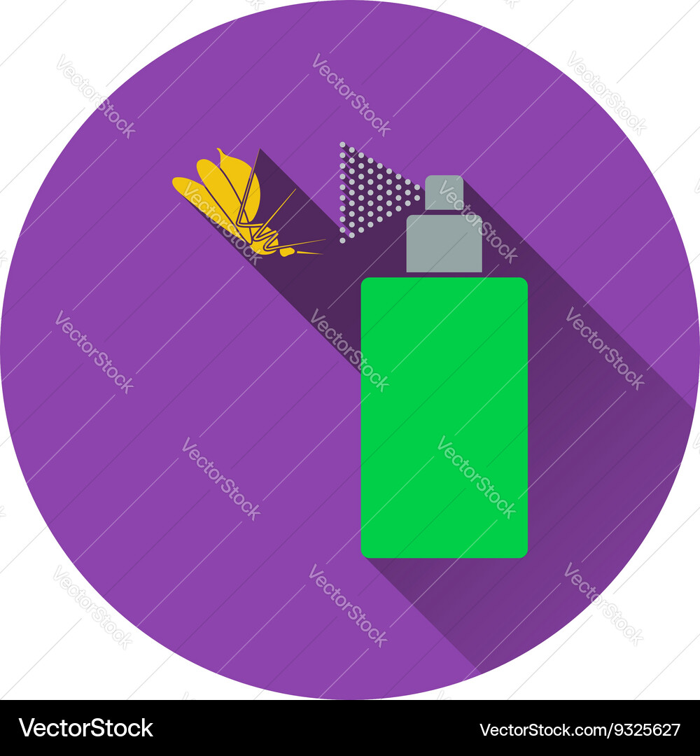 Icon of mosquito spray Royalty Free Vector Image