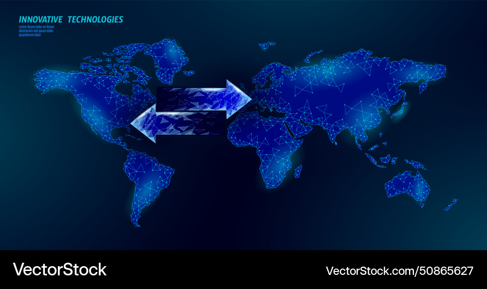 World global unity business concept together Vector Image