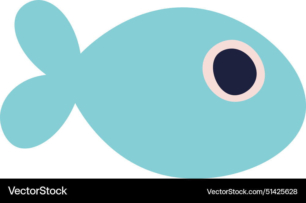 Fish simple icon Royalty Free Vector Image - VectorStock