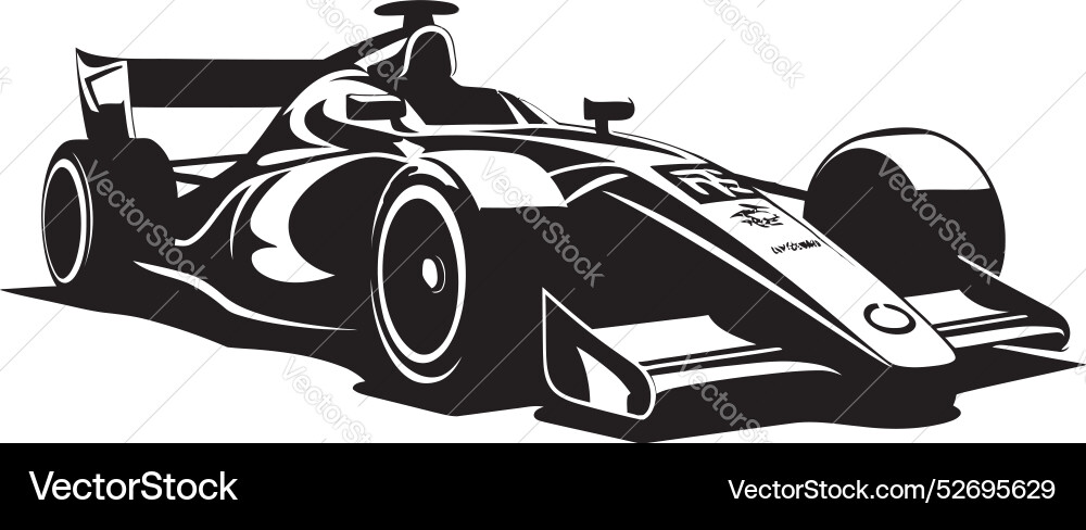Adrenaline acceleration formula one emblem Vector Image