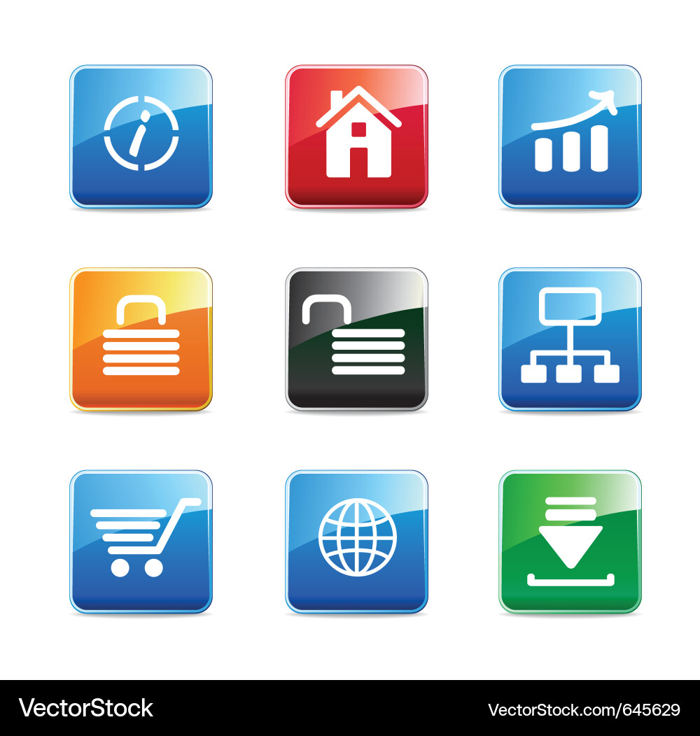 Www icons Royalty Free Vector Image - VectorStock