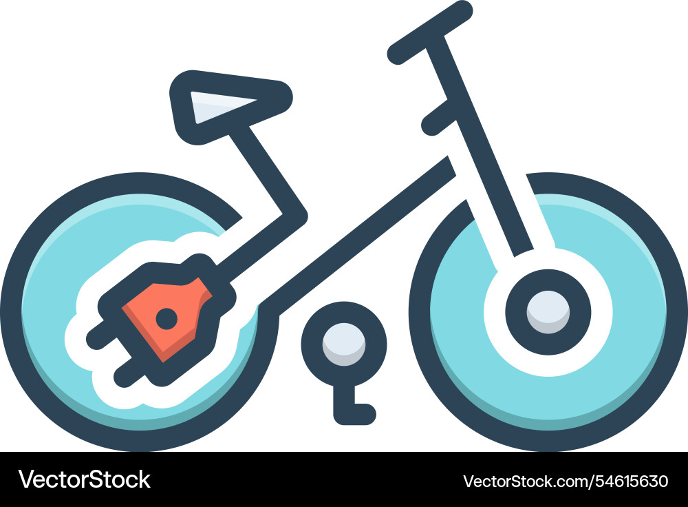 Electric bike Royalty Free Vector Image - VectorStock