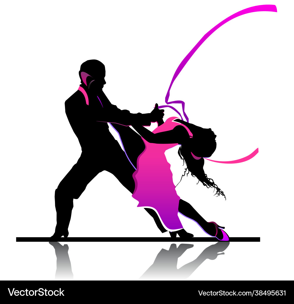 Ballroom dancing Royalty Free Vector Image - VectorStock