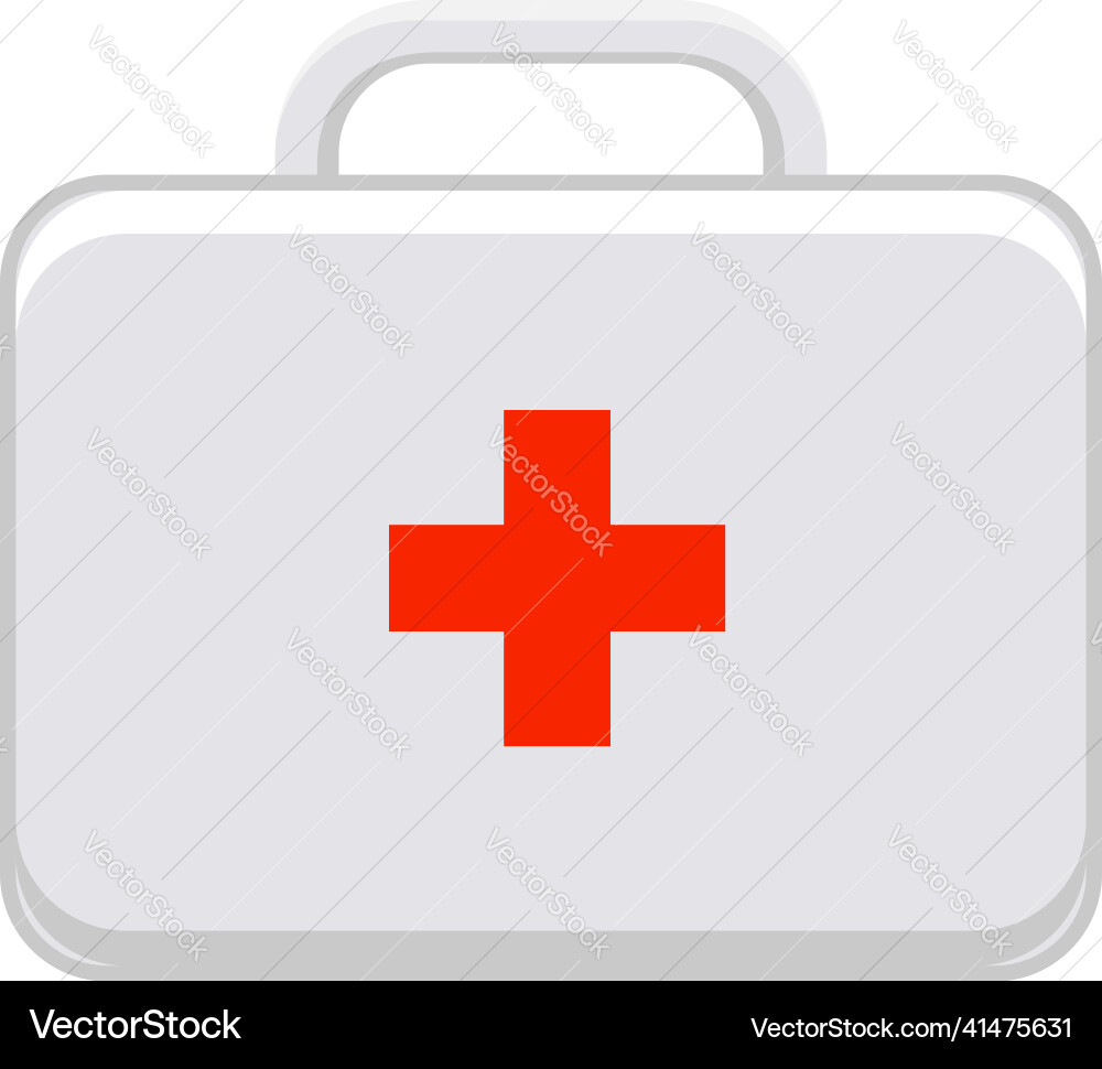 Basketball first aid kit icon cartoon Royalty Free Vector
