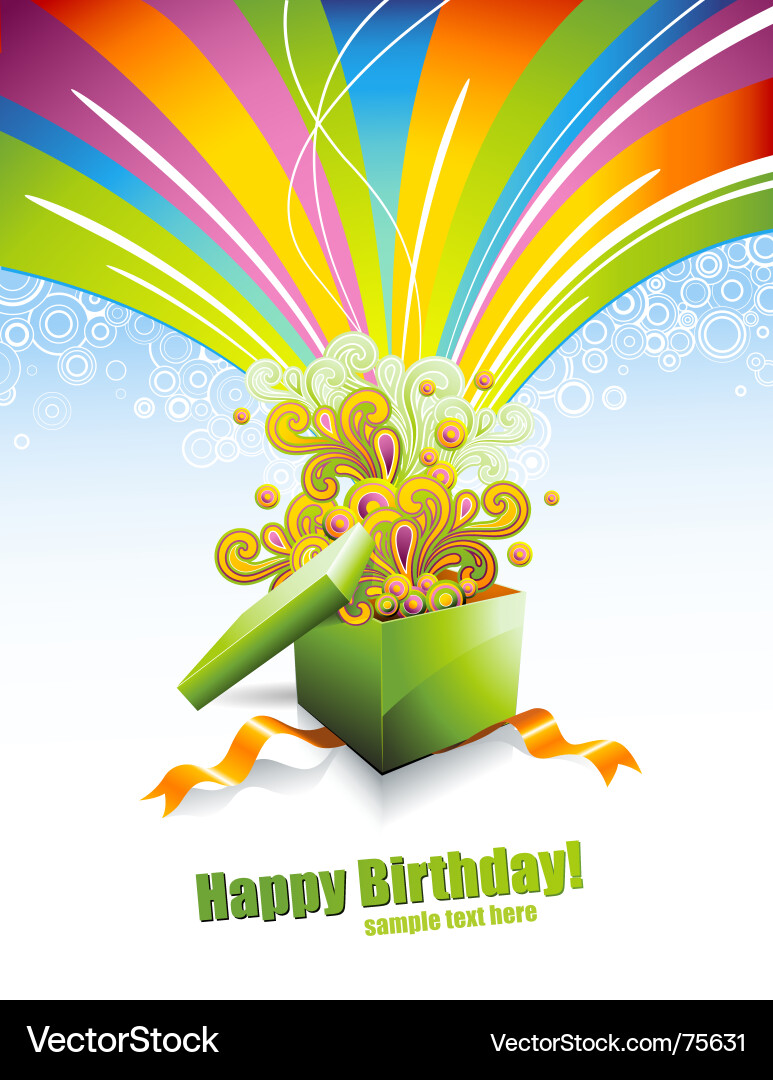 Gift box Royalty Free Vector Image - VectorStock