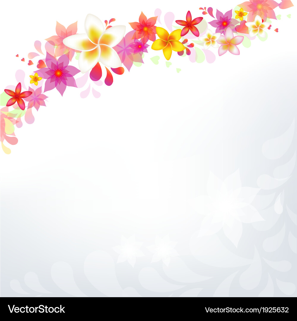 Floral background Royalty Free Vector Image - VectorStock