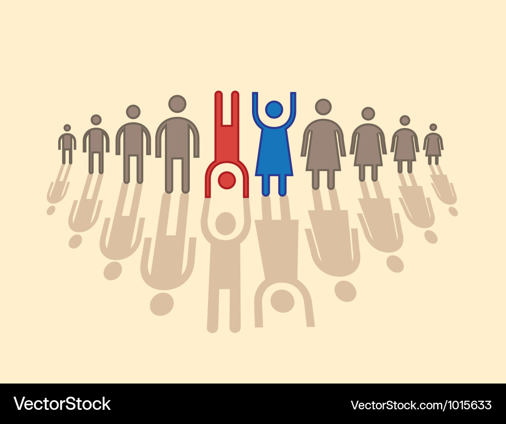 Human figures Royalty Free Vector Image - VectorStock