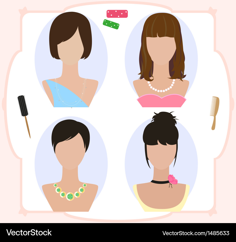 Wig Royalty Free Vector Image - VectorStock