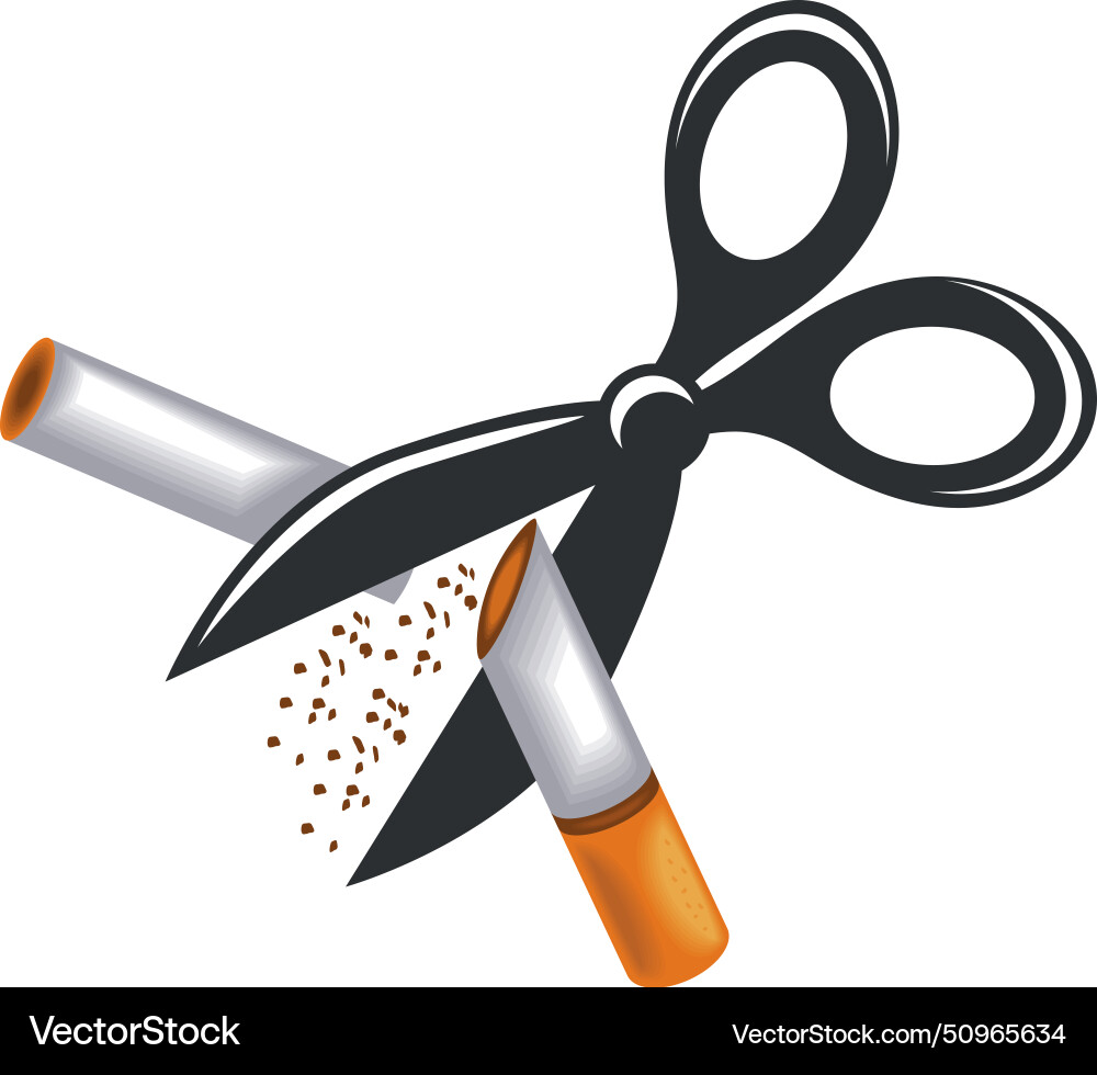No smoking day design Royalty Free Vector Image