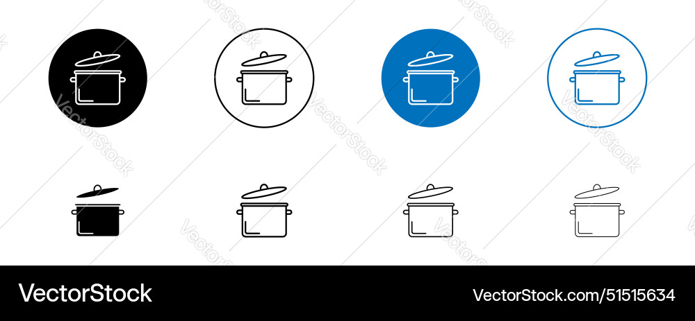 Pot icon Royalty Free Vector Image - VectorStock