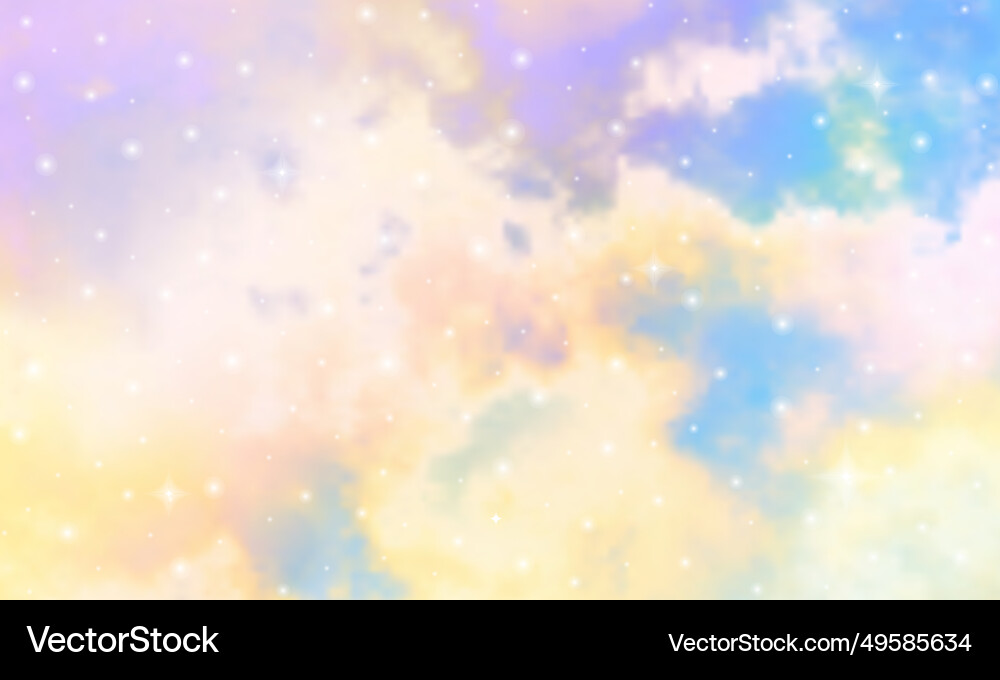 Starlight Galaxy Clouds Royalty Free Vector Image