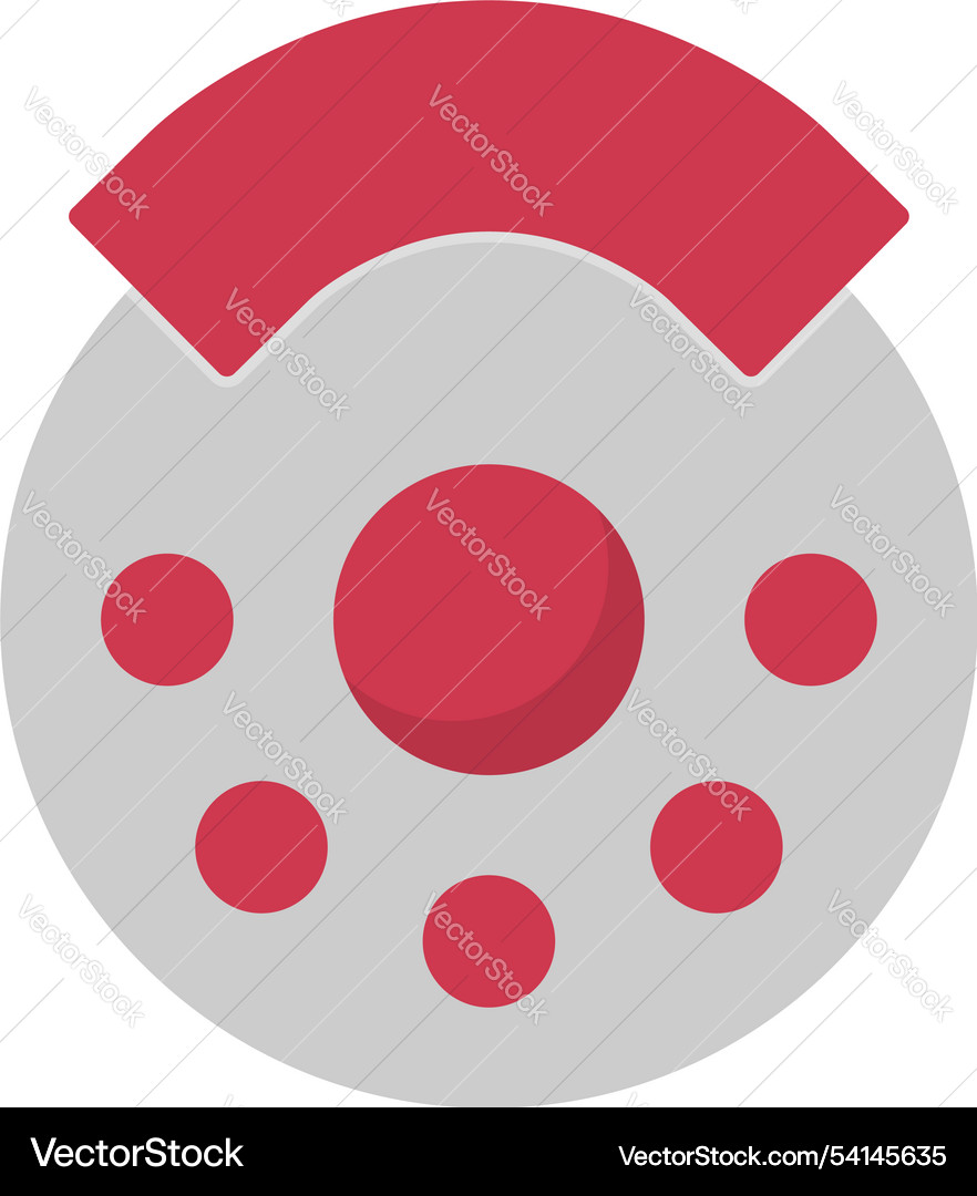 Break flat icon design Royalty Free Vector Image