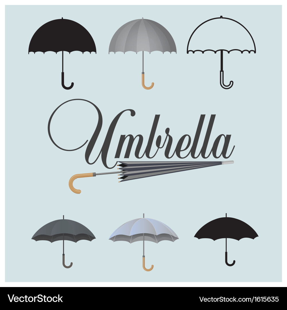 Umbrella Royalty Free Vector Image - VectorStock
