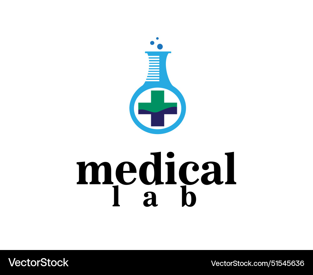 Laboratorium logo Royalty Free Vector Image - VectorStock