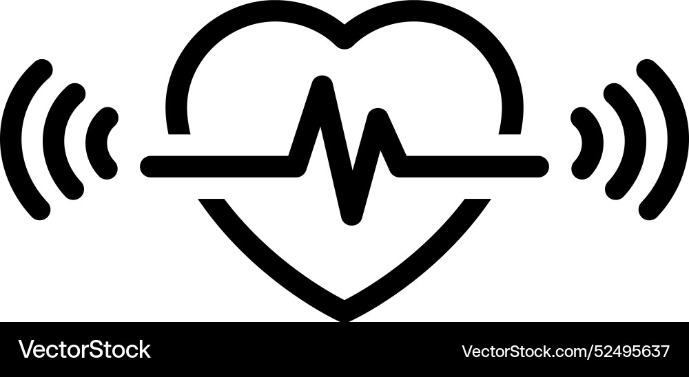 Beating heart Royalty Free Vector Image - VectorStock