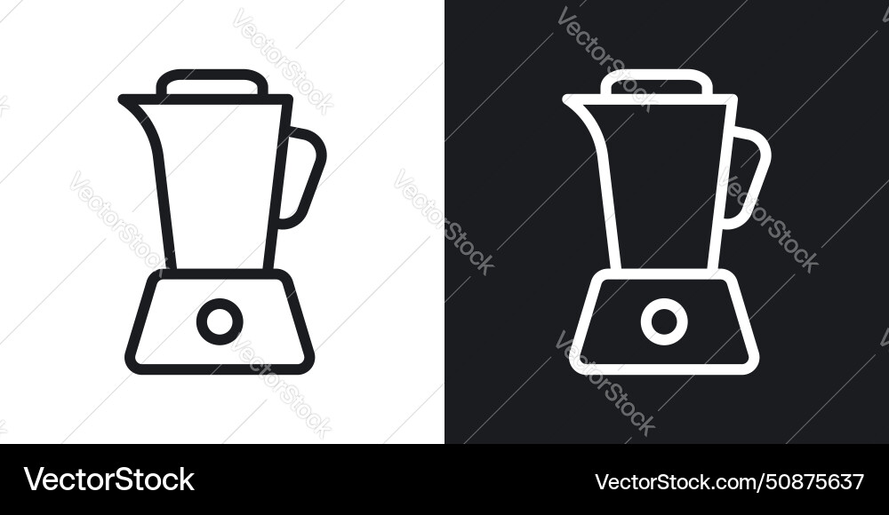 Juicer Icon Set Mixer Smoothie Mix Symbol Vektorbild